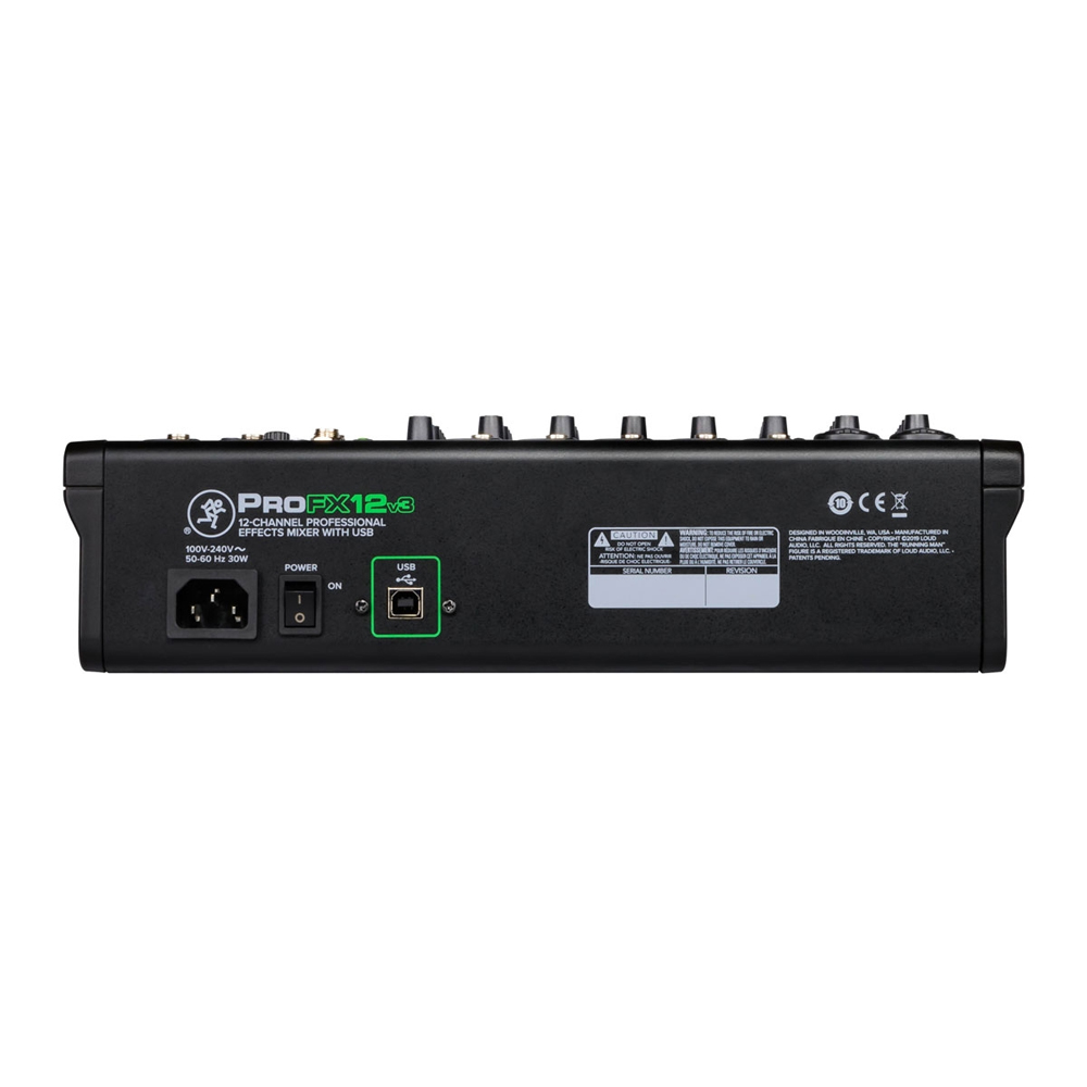 MACKIE ProFX12v3 Κονσόλα Ήχου 12 καναλιών με 24FX - Elektronikos.gr