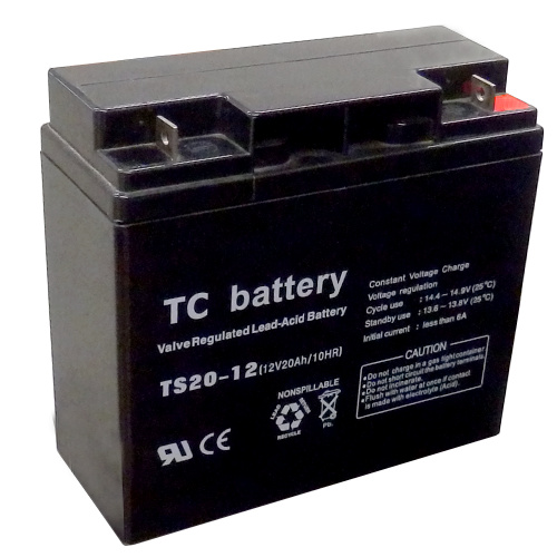 TC ΜΠΑΤΑΡΙΑ ΜΟΛΥΒΔΟΥ 20AH 12V TC BATTERY - Elektronikos.gr