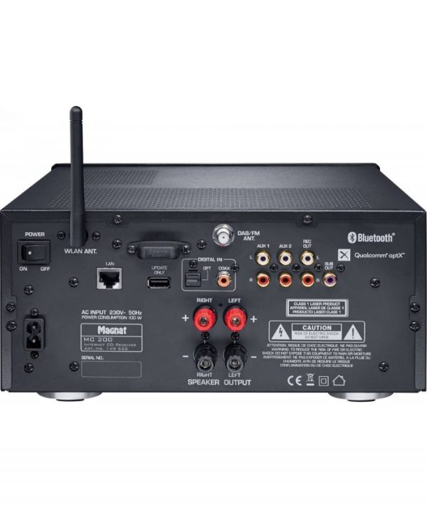 Magnat MC 200 Cd Player, Streamer με Bluetooth, Fm, DAB+ Μαύρο ...