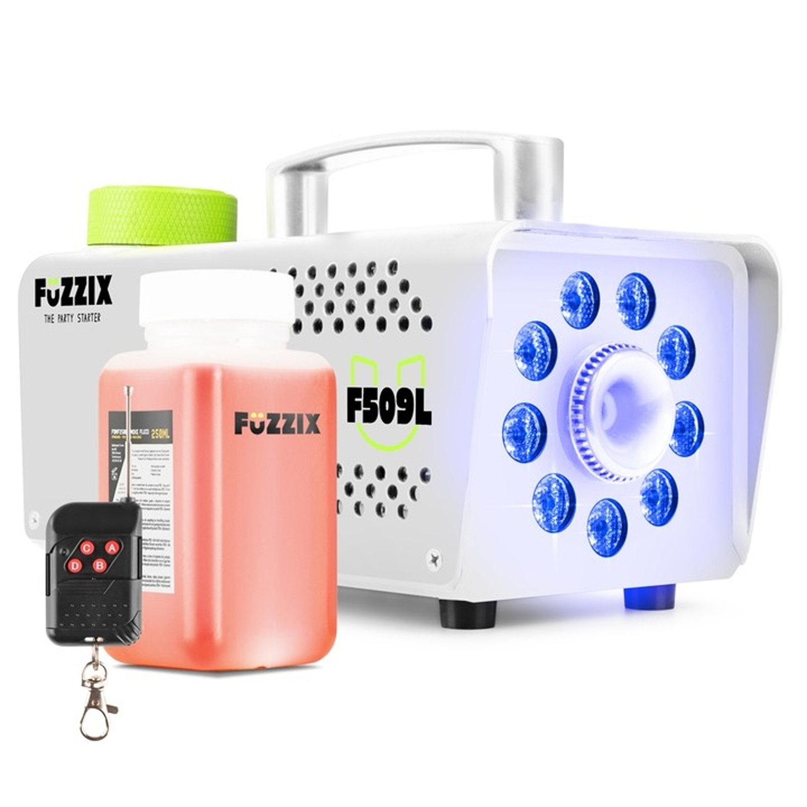 FuZZIX F509LW Μηχανή Καπνού 500 Watt Party Smoke Machine με Ασύρματο ...